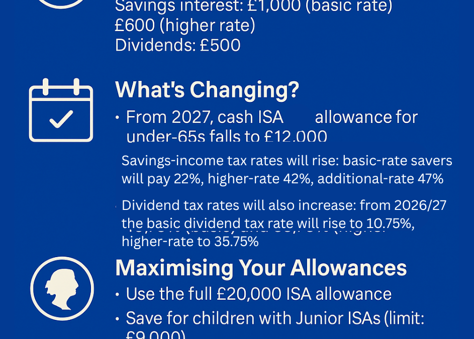 Tax-efficient savings and investment allowances | Trueman Brown