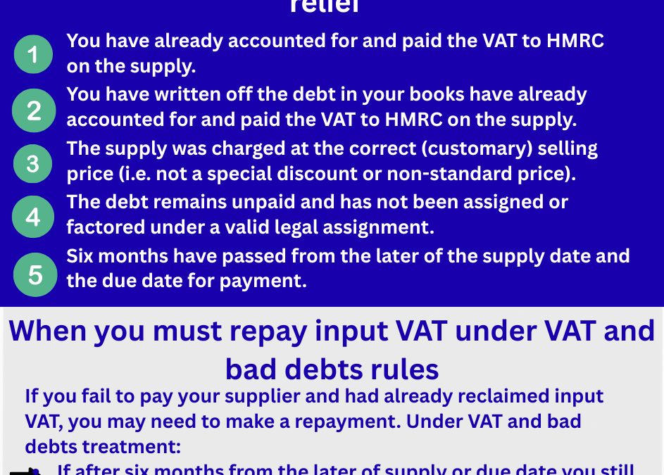 How to make a VAT and bad debts claim | Trueman Brown
