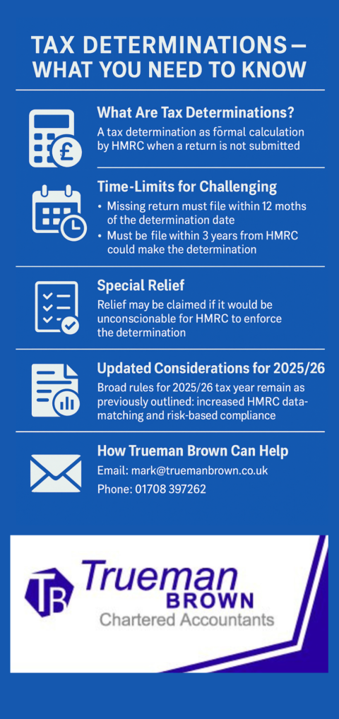 Understanding Tax Determinations: Updated HMRC Rules 2025/26