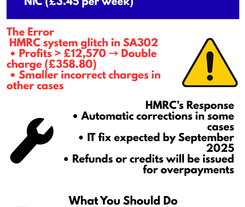 self-assessment class 2 nic error | Trueman Brown